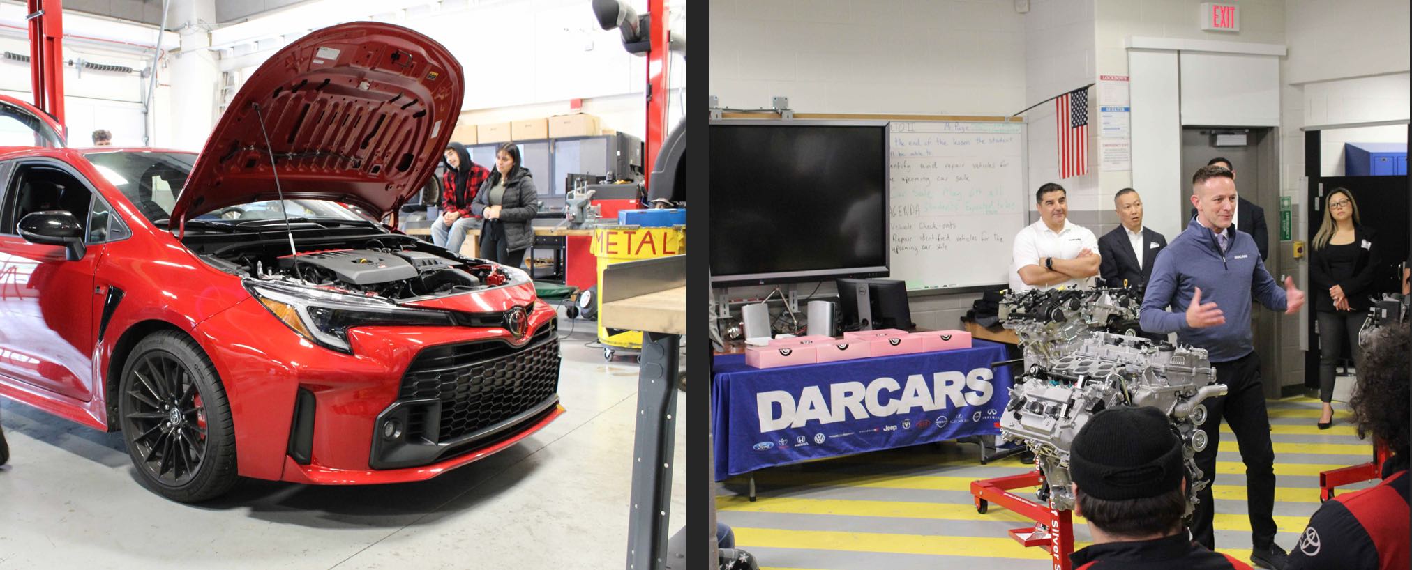 DARCARS & Toyota Donate Vehicles & Engines to MCPS – WANADA